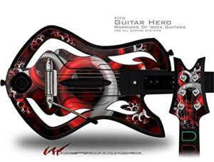 circulation decal style skin - fits warriors of rock guitar hero guitar (guitar not included)