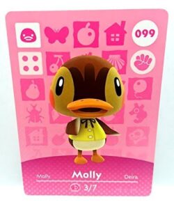 amiibo card animal crossing happy home design card molly 099