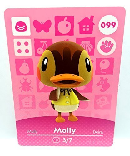 Amiibo Card Animal Crossing Happy Home Design Card Molly 099