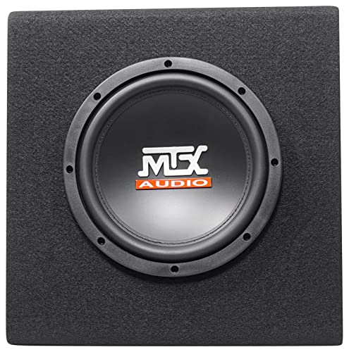 MTX AUDIO RTP8A 8" 120W Car Loaded Subwoofer Enclosure Amplified Box Vented