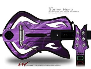 mystic vortex purple decal style skin - fits warriors of rock guitar hero guitar (guitar not included)