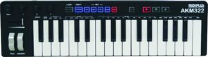 midiplus akm322 mini size 32 keys usb midi keyboard controller