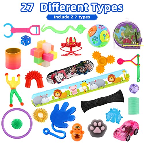 Amy&Benton 120PCS Treasure Box Prizes for Classroom, Easter Egg Fillers Kids Birthday Party Favors for Goodie Bag Fillers, Assorted Pinata Fillers, Bulk Party Toy Assortment