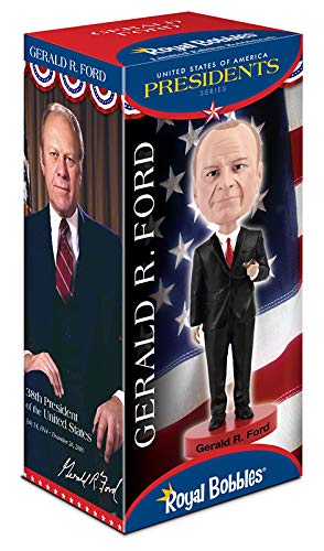 Royal Bobbles Gerald Ford 38th President of The United States Collectible Bobblehead Statue