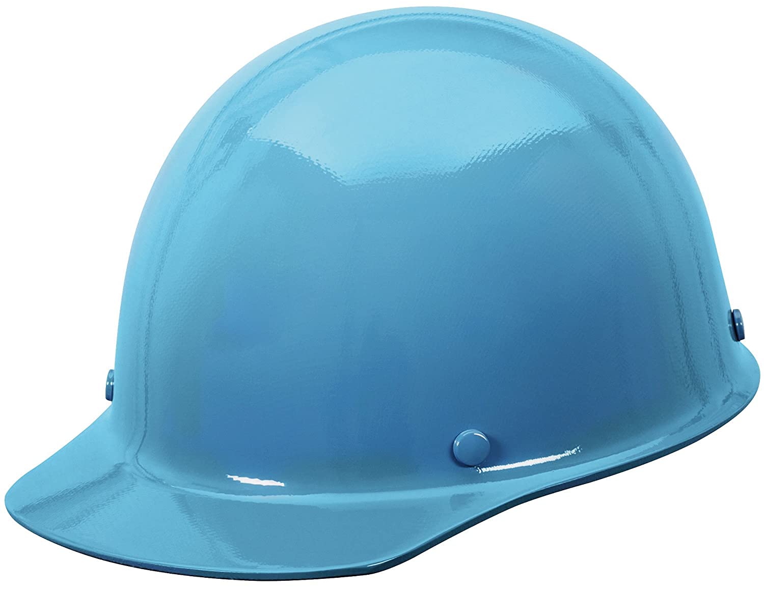 MSA 475400 Skullgard Cap Style Safety Hard Hat with Fas-Trac III Ratchet Suspension | Non-slotted Hat, Made of Phenolic Resin, Radiant Heat Loads up to 350F - Standard Size in Gray