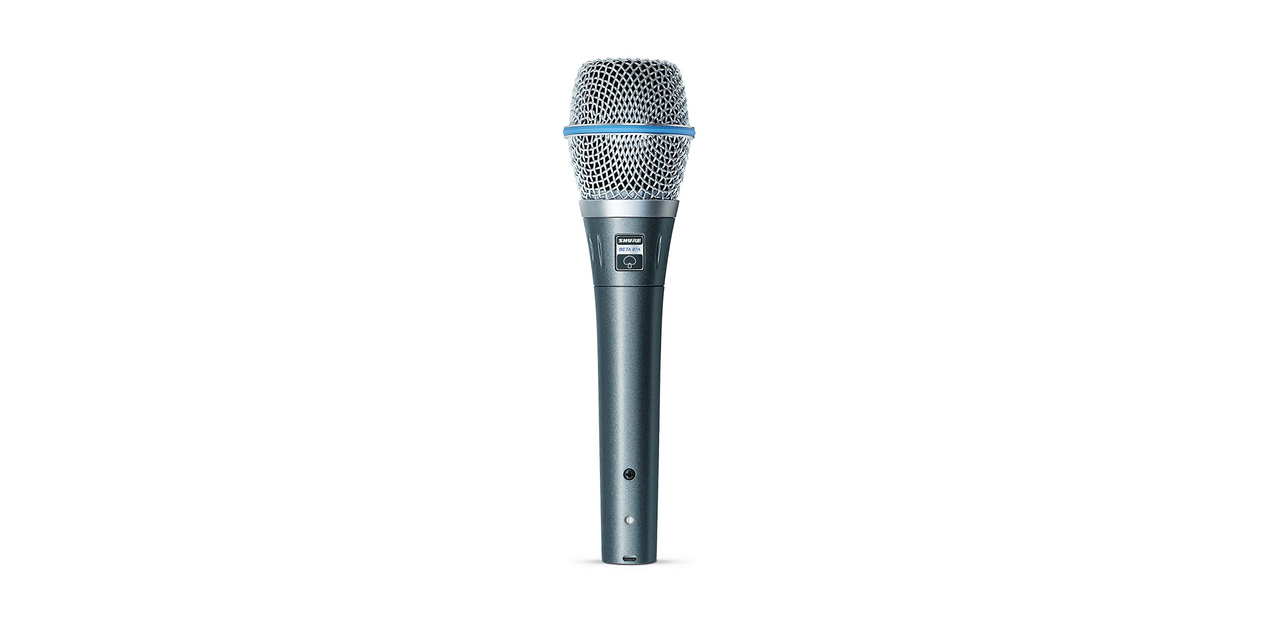 Shure Beta 87A Supercardioid Condenser Vocal Microphone Bundle with Boom Stand, XLR Cable, and Austin Bazaar Polishing Cloth