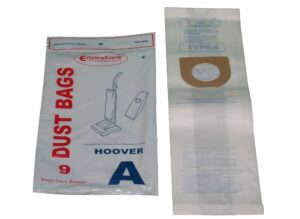 hoover type a upright vacuums envirocare paper bags 9 pk # 809-9,809-9sw