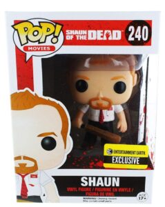 funko - figurine shaun of the dead - shaun bloody exclu pop 10cm - 0849803061296