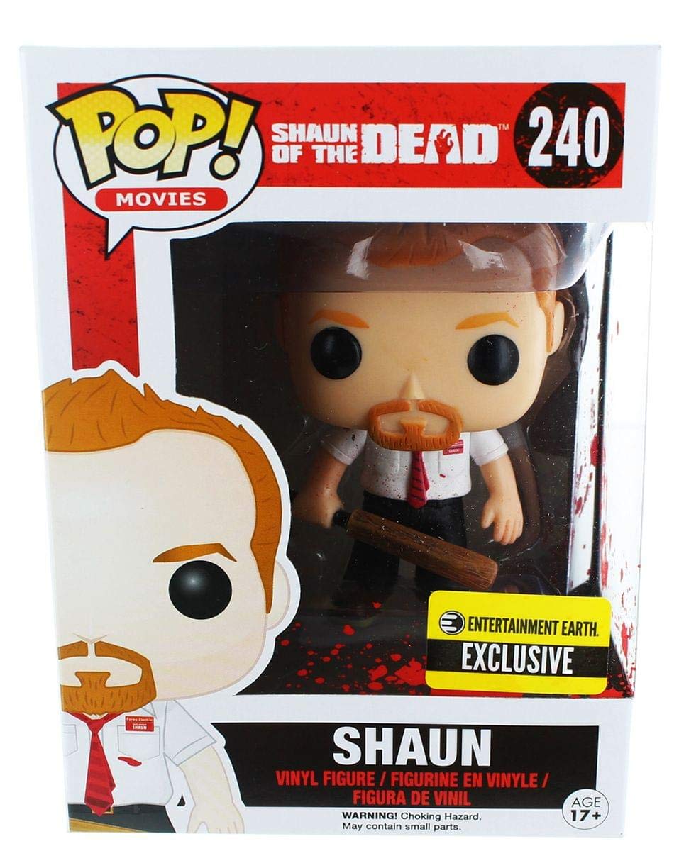 Funko - Figurine Shaun of The Dead - Shaun Bloody Exclu Pop 10cm - 0849803061296