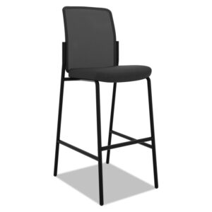 hon vl518 mesh back multi-purpose chair with arms, supports up to 250 lb, 19" seat height, black seat, black back, black base