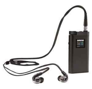 shure kse1500 electrostatic earphone system, earbuds matched to digital-to-analogue-converter with eq control - electrostatic technology is the most precise transient response available