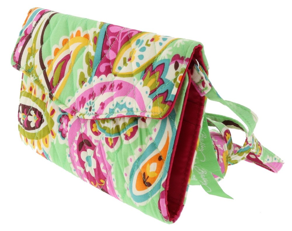 Vera Bradley Crossbody/Shoulder Strap Wallet Handbag/Clutch in Tutti Frutti