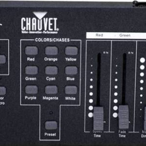 Chauvet Obey 4 DMX-512 LED Wash Light Controller w/3 or 4 Channel Mode+DMX Cable