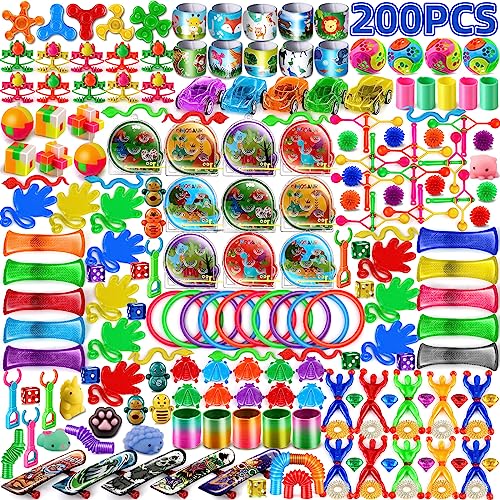 Amy&Benton 120PCS Treasure Box Prizes for Classroom, Easter Egg Fillers Kids Birthday Party Favors for Goodie Bag Fillers, Assorted Pinata Fillers, Bulk Party Toy Assortment