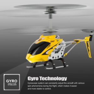 Cheerwing S107/S107G Phantom 3CH 3.5 Channel Mini RC Helicopter with Gyro Yellow