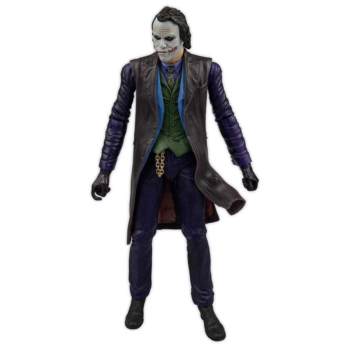 NECA, DC Comics, The Dark Knight Movie, the Joker [Heath Ledger] Exclusive Action Figure, 7 Inches