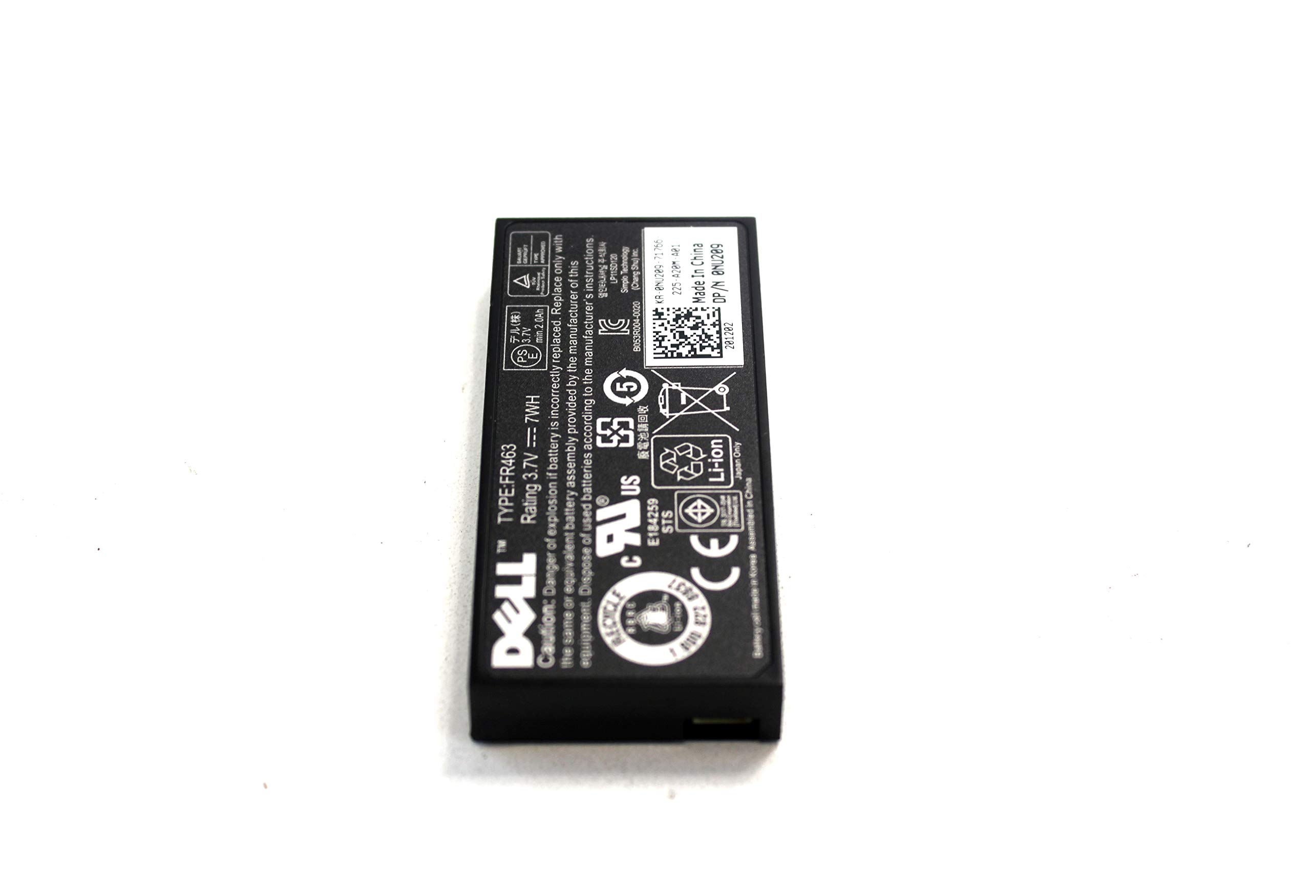 Dell New FR463 Battery for Poweredge Perc 5i 6i P9110 NU209 U8735 XJ547