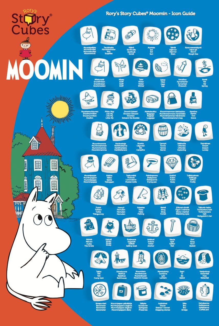 Rory's Story Cubes Moomin for 96 months to 1188 months