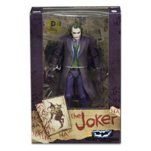 neca, dc comics, the dark knight movie, the joker [heath ledger] exclusive action figure, 7 inches