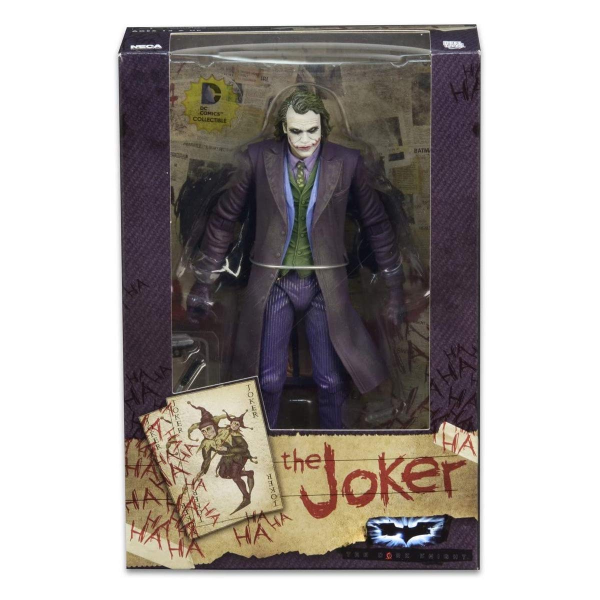 NECA, DC Comics, The Dark Knight Movie, the Joker [Heath Ledger] Exclusive Action Figure, 7 Inches