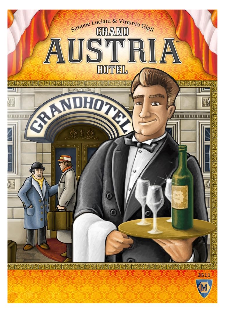 Lookout Games Grand Austria Hotel Board Game | Action Drafting Strategy Game for Adults and Kids | Ages 12+ | 2-4 Players | Average Playtime 60-120 Minutes | Made by Lookout Games