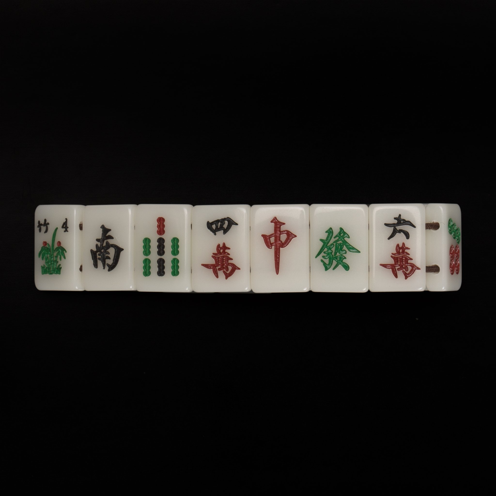 Yellow Mountain Imports Mahjong Mini-Tiles Stretchy Bracelet