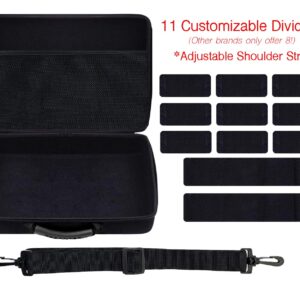 Ultimate Card Game Carrying Case with Pockets, Shoulder Strap, and Dividers. (Extra Large)