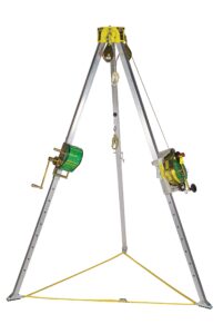 msa 10123669 confined space kit, workman tripod, 95' lanyard