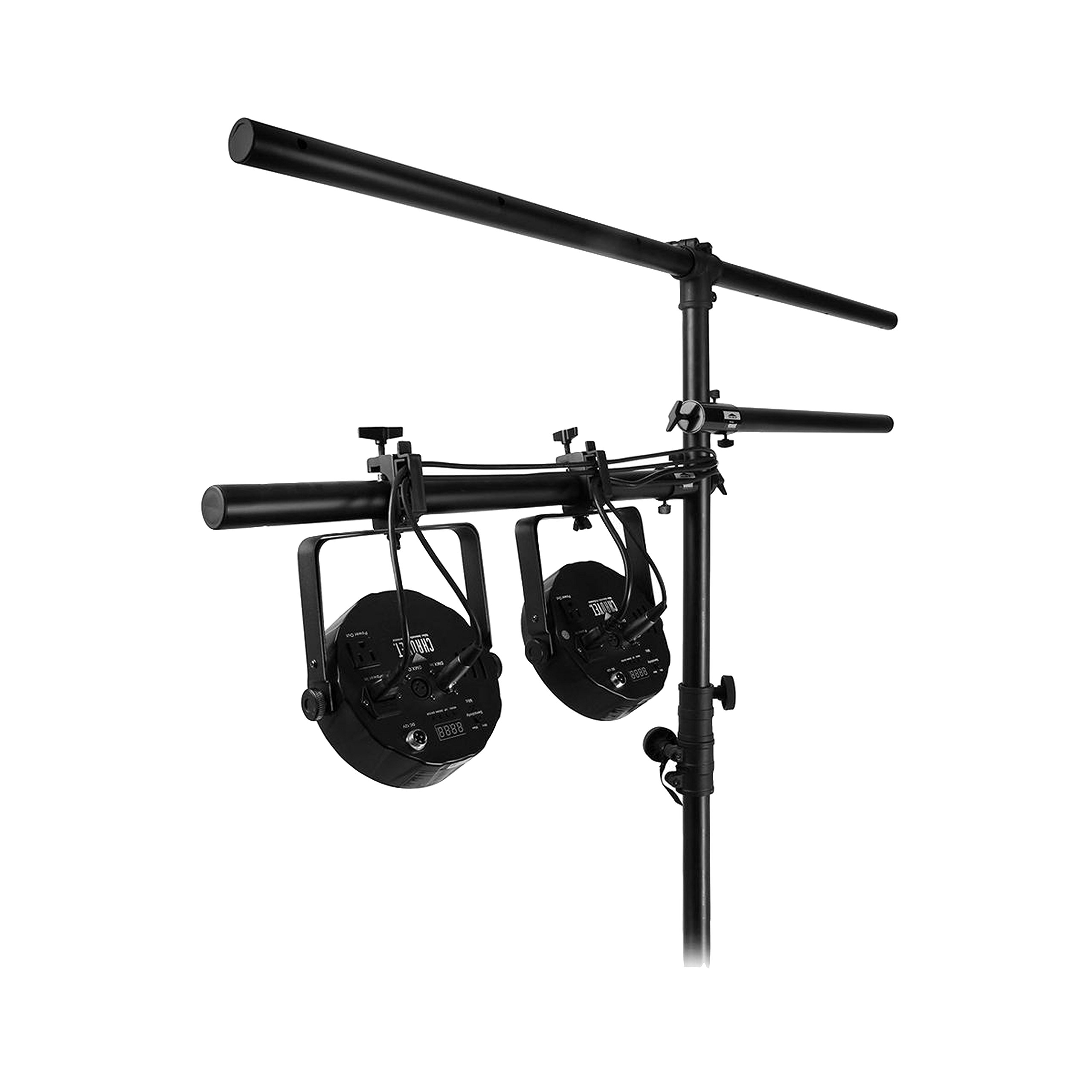 On-Stage LTA4770 Lighting Clamp with Cable Management System for Lighting/Speaker Stands, Pair