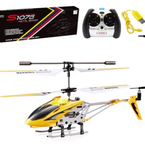 Cheerwing S107/S107G Phantom 3CH 3.5 Channel Mini RC Helicopter with Gyro Yellow