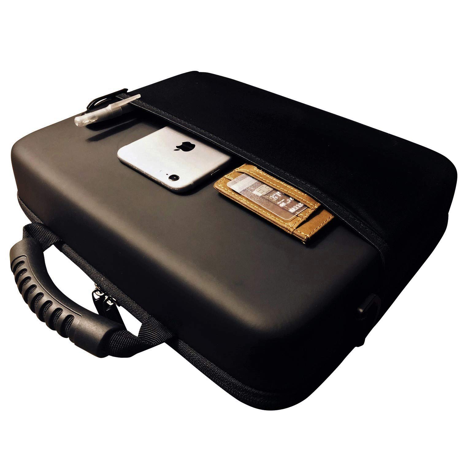 Ultimate Card Game Carrying Case with Pockets, Shoulder Strap, and Dividers. (Extra Large)