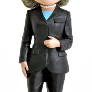 Royal Bobbles Hillary Clinton Bobblehead, Premium Polyresin Lifelike Figure, Unique Serial Number, Exquisite Detail