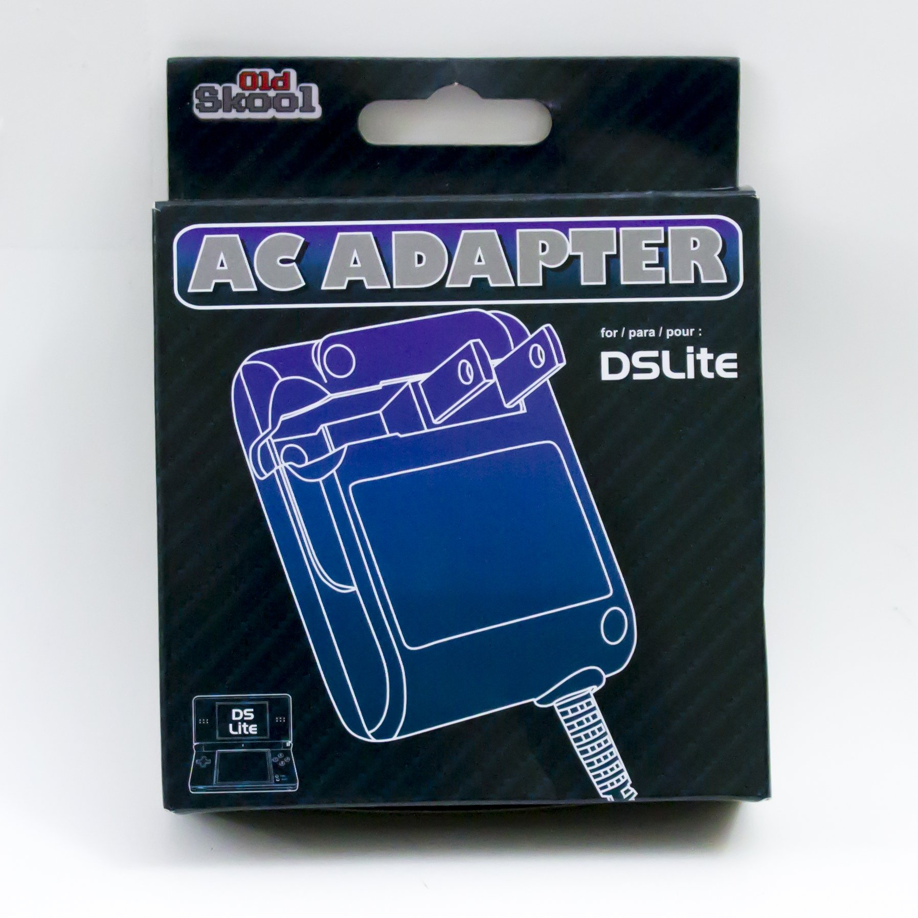 Old Skool Wall Charger for Nintendo DS Lite Foldable Flip AC Adapter power cord