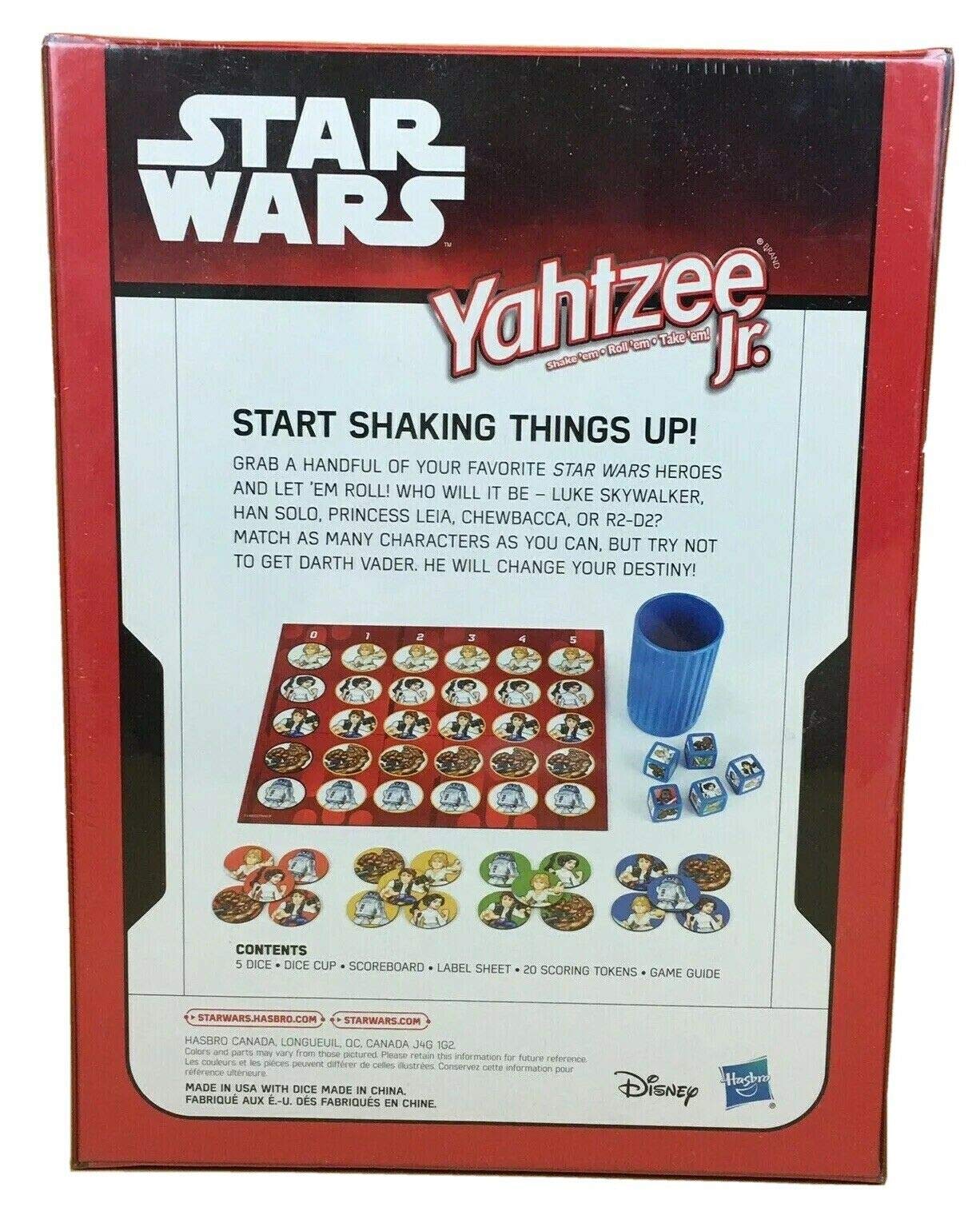 Star Wars Yahtzee Jr. Game