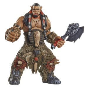 warcraft mini figure durotan & alliance soldier action figures (2 pack)