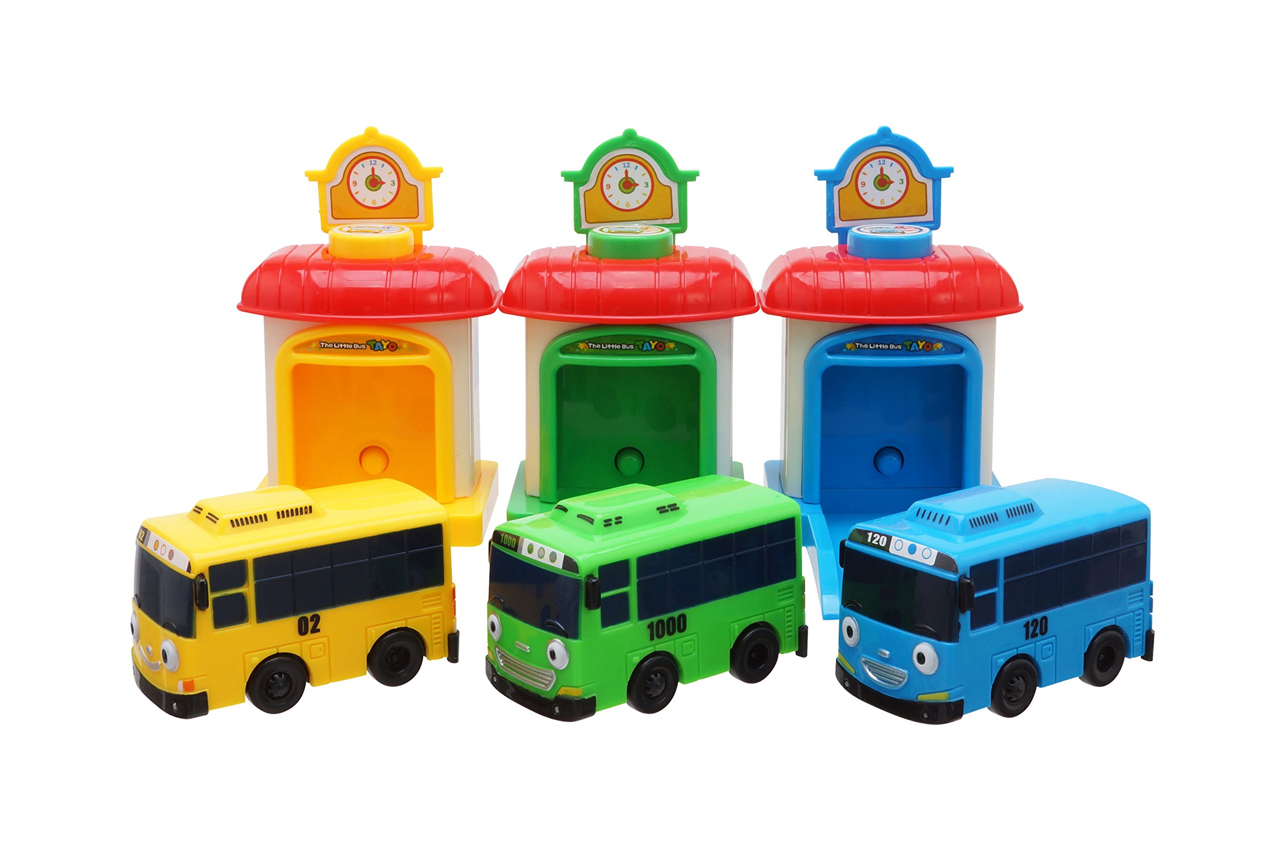 Tayo Rogi Lani Shooting-Car Station - The Little Bus Tayo Friends Toy Car