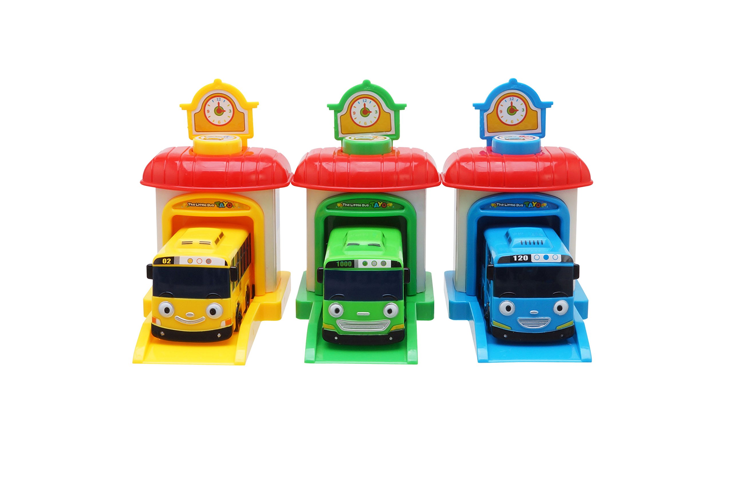 Tayo Rogi Lani Shooting-Car Station - The Little Bus Tayo Friends Toy Car