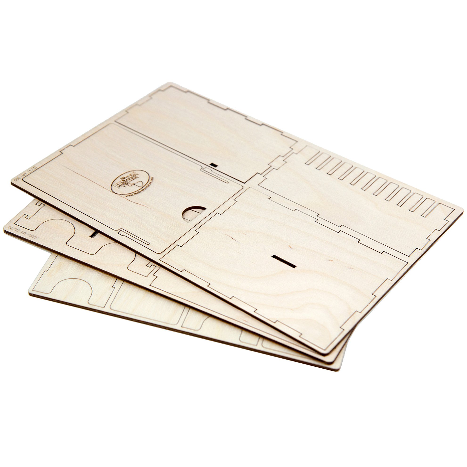 The Broken Token Case for Mini and European Size Cards - Wood Card Case with Eight Adjustable Dividers