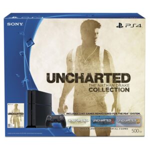 playstation 4 500gb console - uncharted: the nathan drake collection bundle (physical disc)[discontinued]