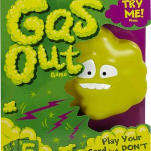 Mattel Games Gas Out for Kids, Family & Game Night, Hilarious Electronic Fart Sounds from a Plastic Gas Cloud