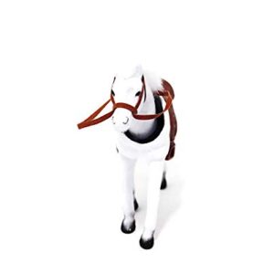 Batty Bargains Majestic Bobblehead Horse with Dashboard Adhesive (White)