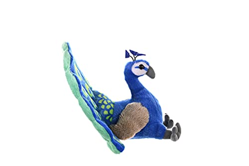 Wild Republic Peacock Plush, Stuffed Animal, Plush Toy, Gifts for Kids, Cuddlekins 12 Inches