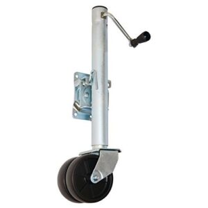 1500 lb. capacity dual wheel swing-back boat trailer jack from tnm by haul-master