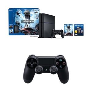 playstation 4 500gb console - star wars battlefront bundle with dualshock 4 controller