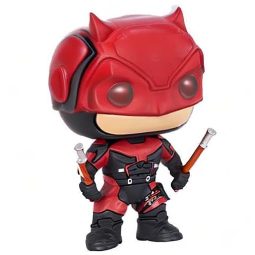 Funko Pop Marvel: Daredevil TV-Daredevil Red Suit Action Figure