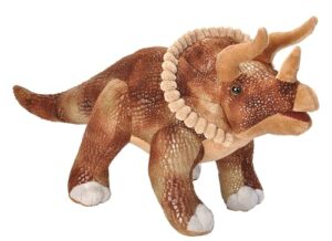 wild republic triceratops plush, dinosaur stuffed animal, plush toy, kids gifts, dinosauria 17 inches