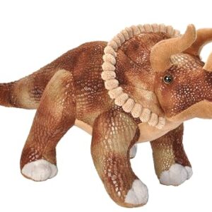 Wild Republic Triceratops Plush, Dinosaur Stuffed Animal, Plush Toy, Kids Gifts, Dinosauria 17 Inches