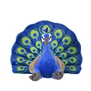 Wild Republic Peacock Plush, Stuffed Animal, Plush Toy, Gifts for Kids, Cuddlekins 12 Inches