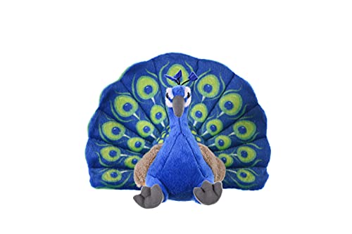 Wild Republic Peacock Plush, Stuffed Animal, Plush Toy, Gifts for Kids, Cuddlekins 12 Inches