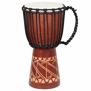 x8 drums djembe, brown, 8.5-inch (x8-dj-bkp-73)